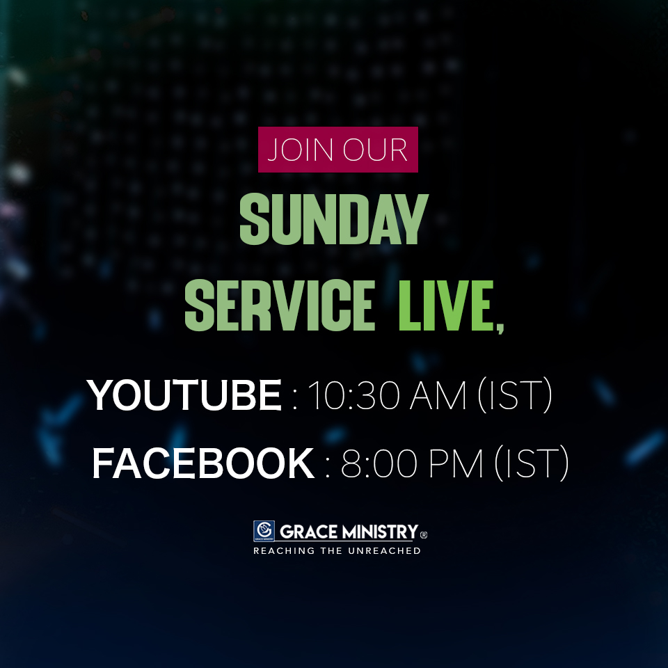 Join the Grace Ministry "Sunday Service" Live on YouTube and Facebook ...